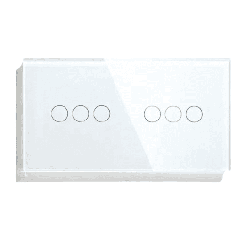 Wi-Fi 3+3 Gang Switch - White