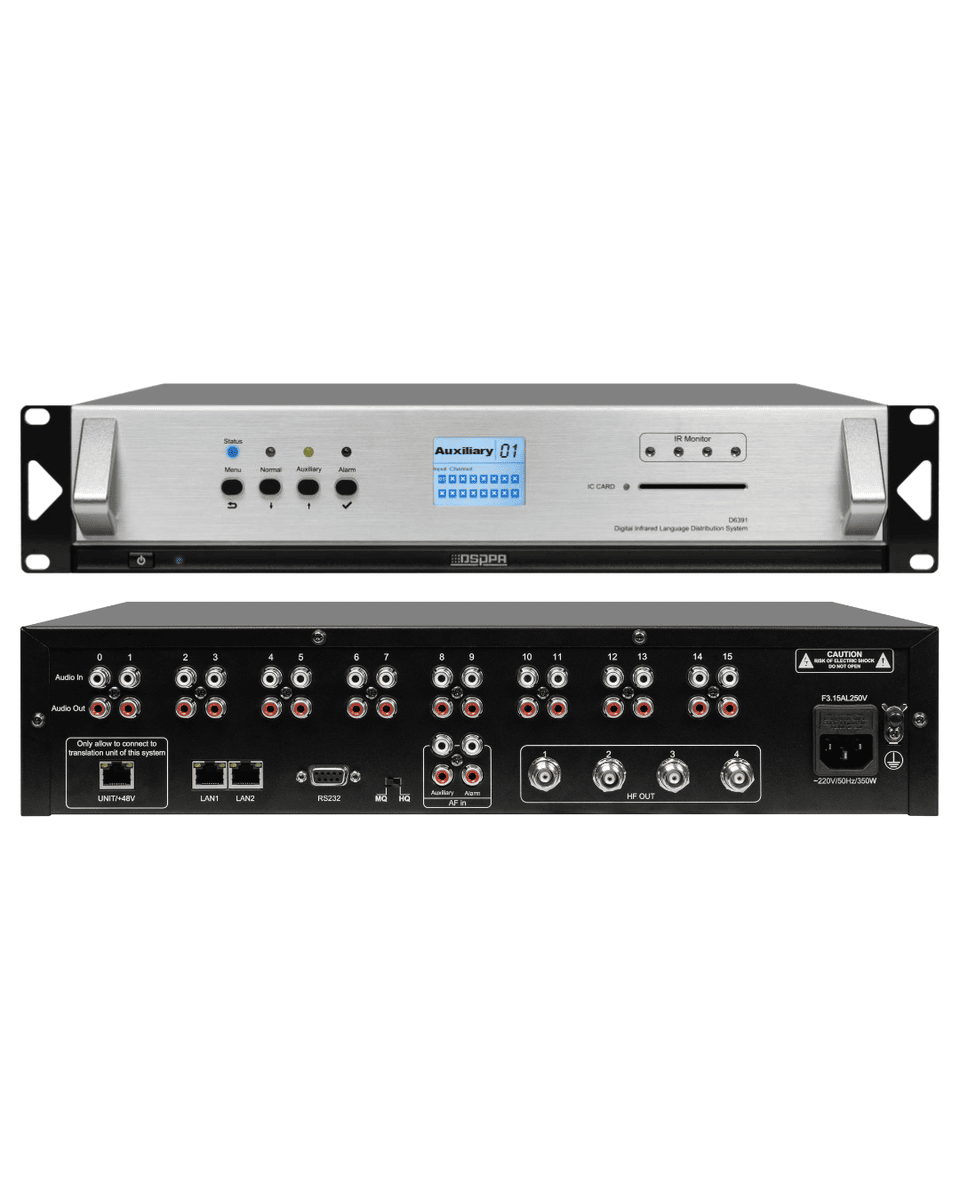 D6391 Digital Infrared Interpretation System | نظام ترجمة فورية 16 قناة