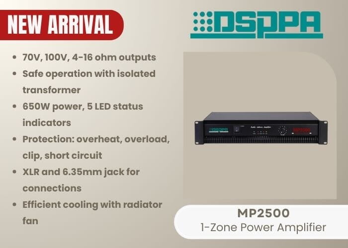 MP2500 - 650W - 1-Zone