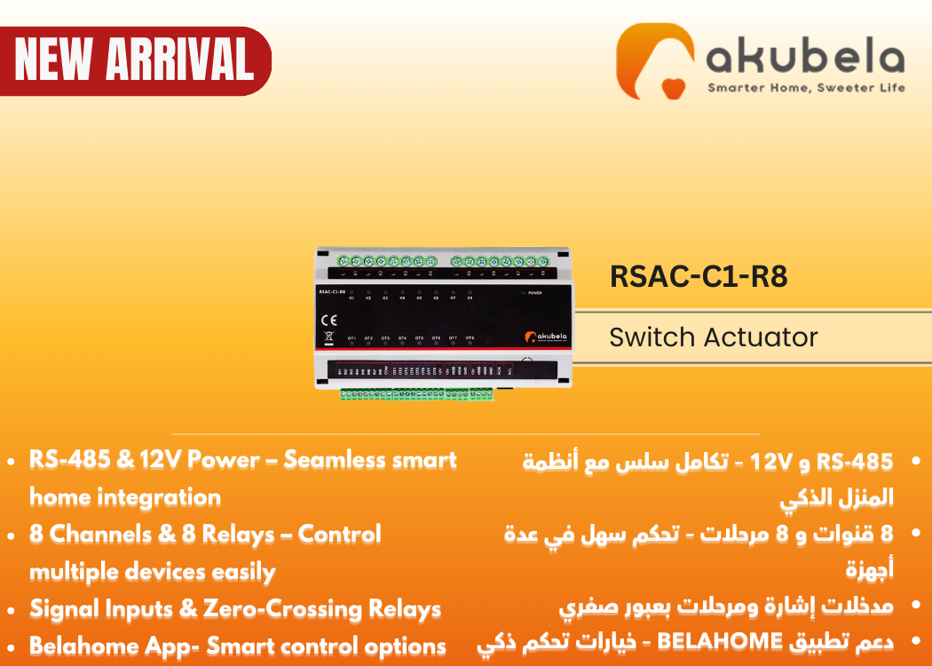 Switch Actuator (RS485) RSAC-C1-R8